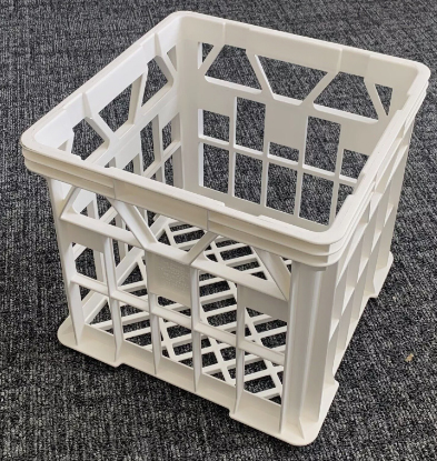Nally vented industrial quality stacking plastic Milk crate