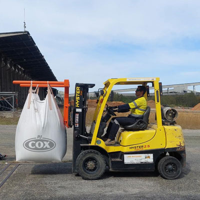 Bulk Bag Lifter – Quick Release Forklift Attachment